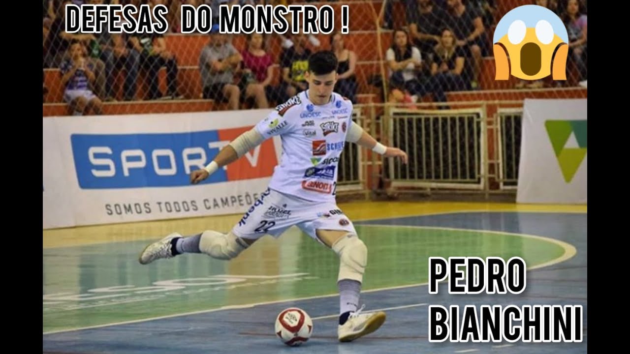 DEFESAS DO GOLEIRO PEDRO BIANCHINI JOAÇABA FUTSAL AÇÕES DEFENSIVAS ...