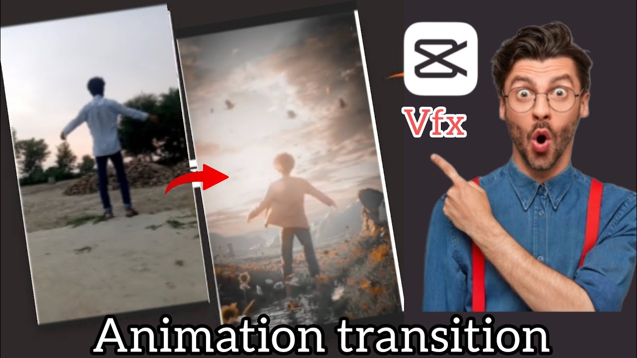 CapCut animation transition video editing tutorial | CapCut vfx effect ...