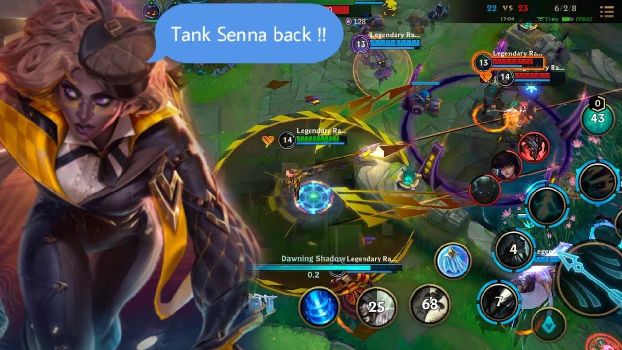 Wild Rift Senna Build Tank Gameplay Season 11 - YouTube