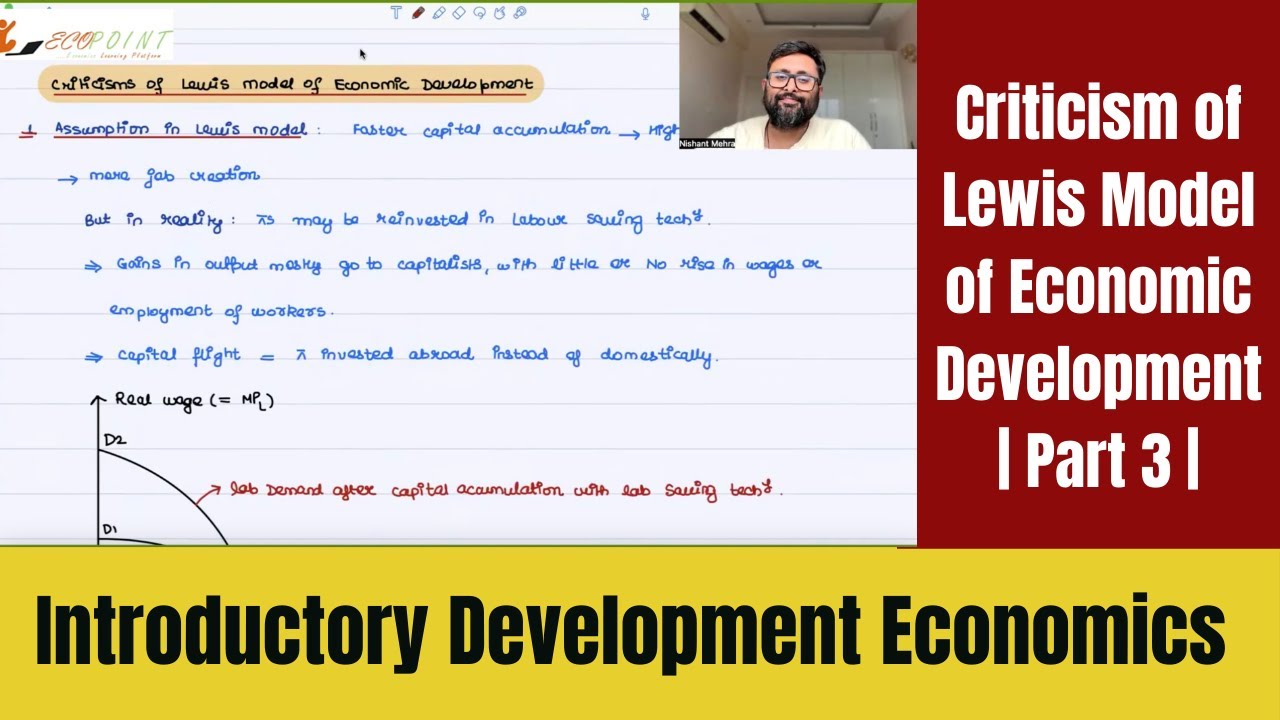 Criticisms of the Lewis Model of Economic Growth | Part 3 | Development ...