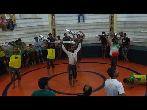 Zurkhaneh (tradional iranian sport) in Ispahan - 2018 - best of (watch until the end)