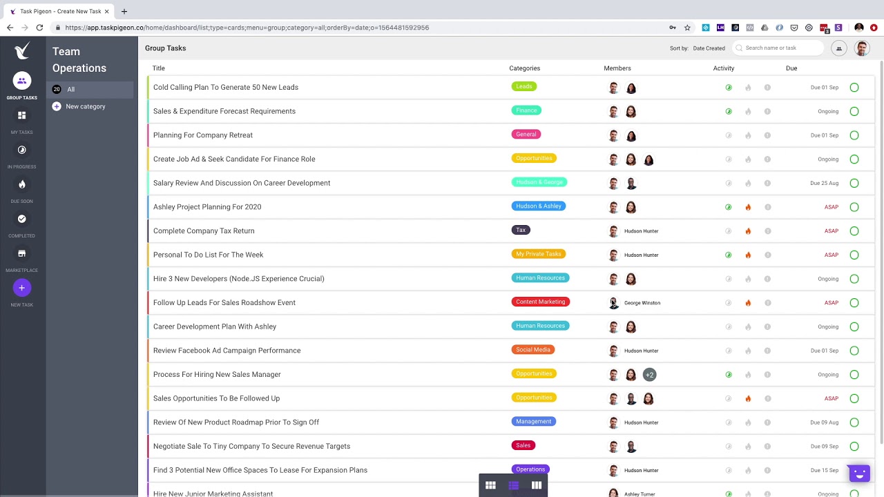 Task Pigeon In 2 Minutes - A Brief Overview - YouTube