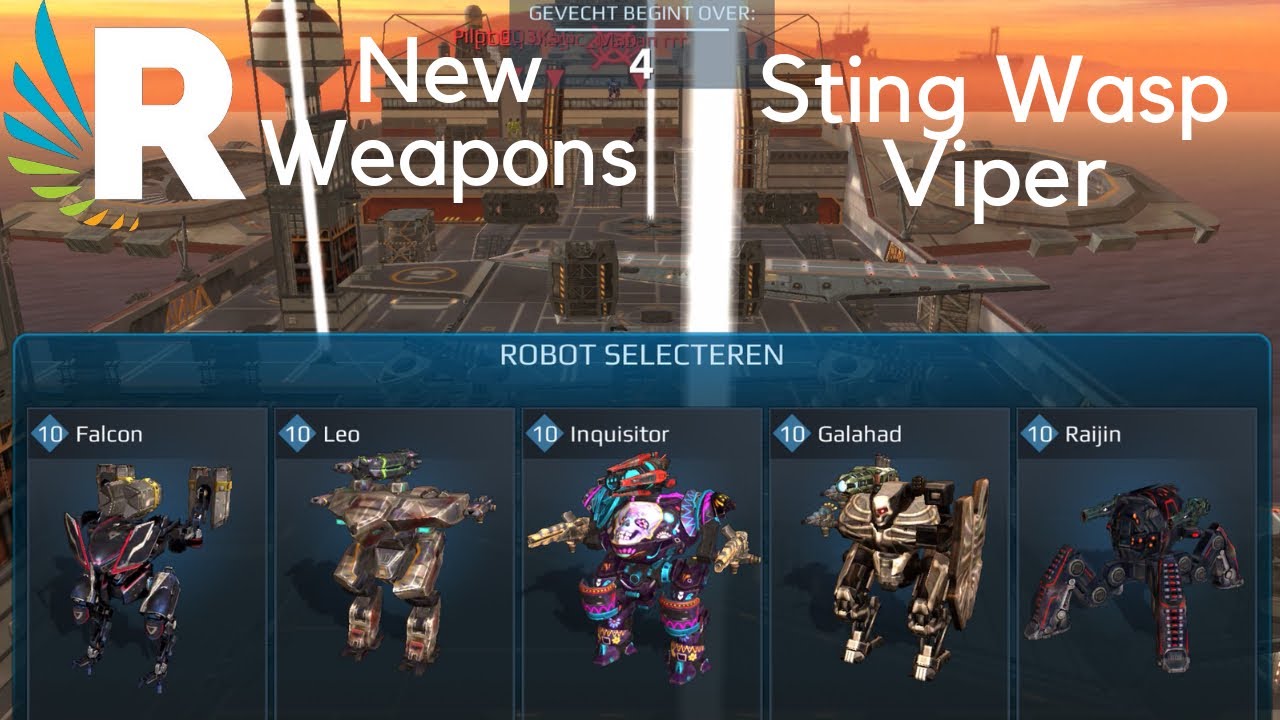 War Robots: New Skirmish Mode - New Weapons Sting-Wasp-Viper Gameplay ...