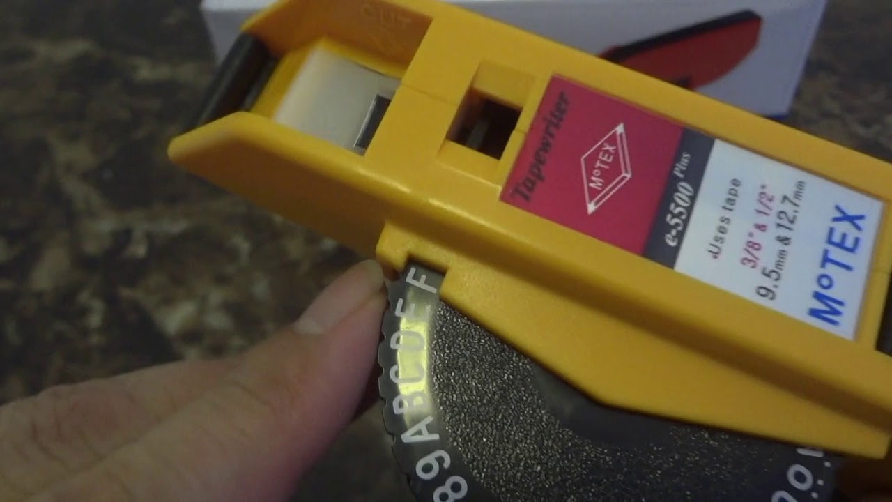REVIEW OF MOTEX PORTABLE LABEL PRINTER - YouTube