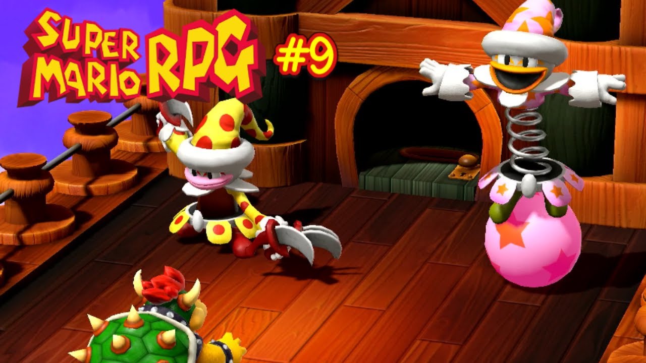 Fighting Through Booster Tower! | Super Mario RPG Let's Play #9 - YouTube