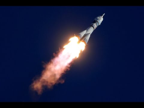 Liftoff: Soyuz spacecraft blasts off with new crew to ISS
