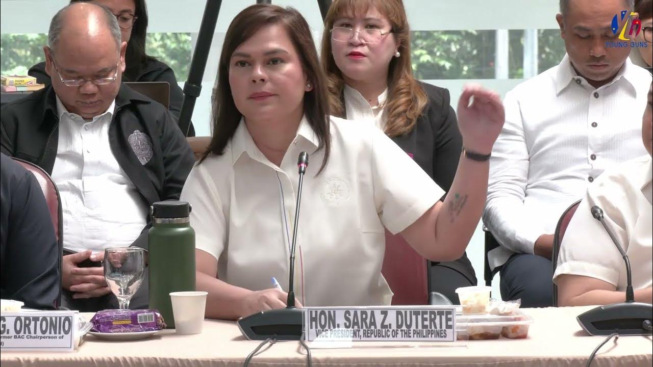 Vice President Sara Duterte’s alleged misuse of P612.5 million in confidential funds - YouTube