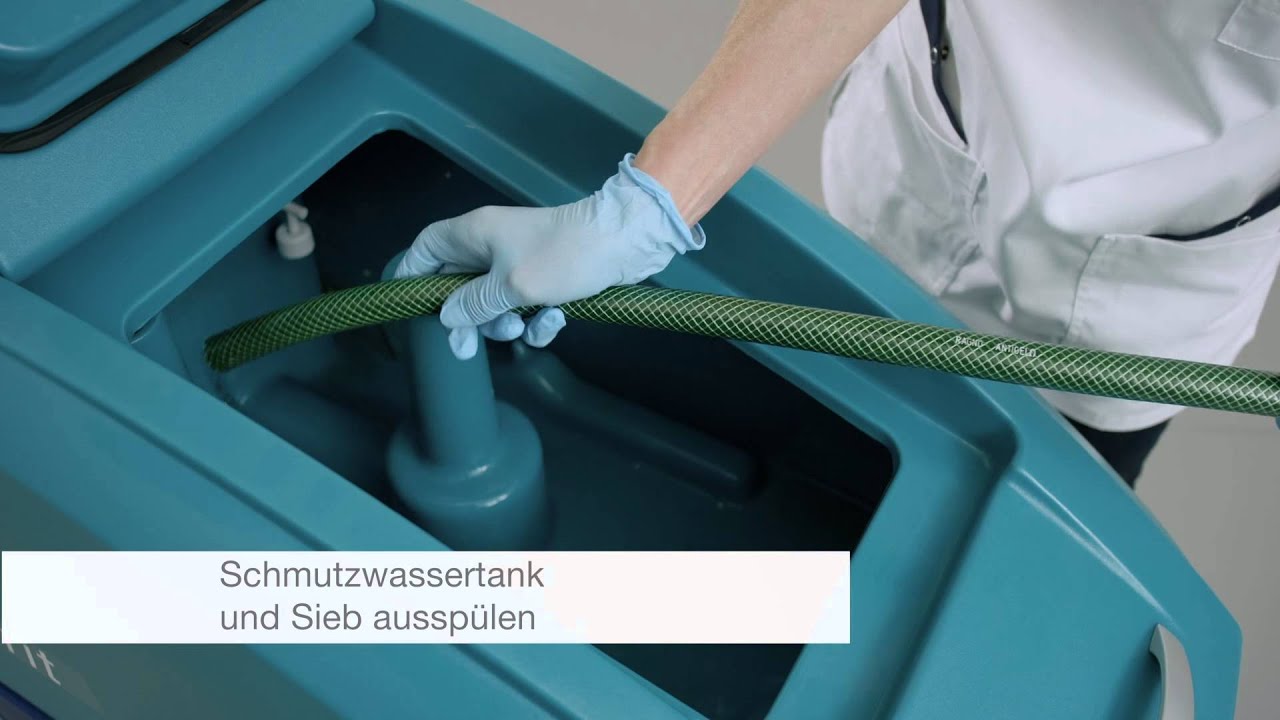 Scheuersaugmaschine I Duomatic Esprit I Wartung nach jedem Gebrauch ...