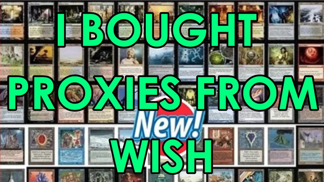 I Bought Mtg Proxies from Wish - YouTube