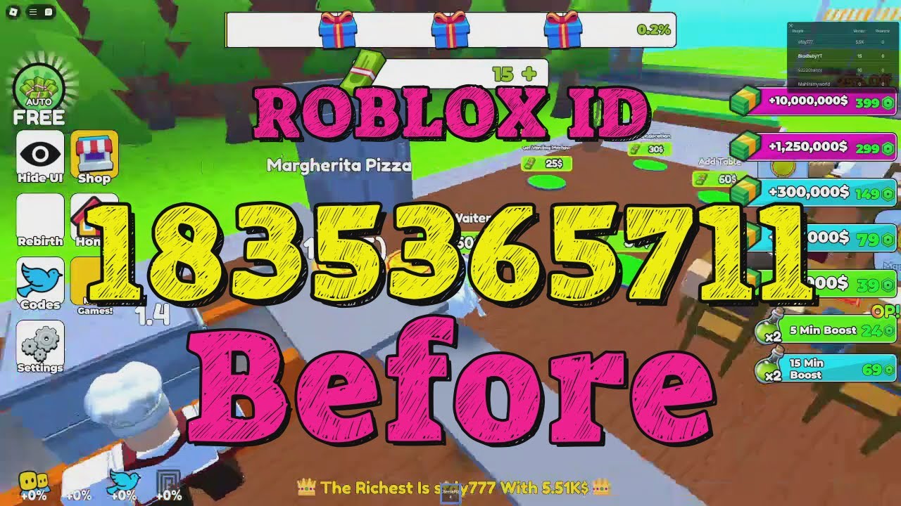 BEFORE Roblox Song Codes - YouTube