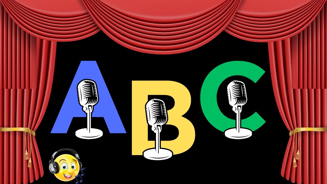 Microphone Letters ABC Song for Kids | Fun Alphabet Learning Video ...