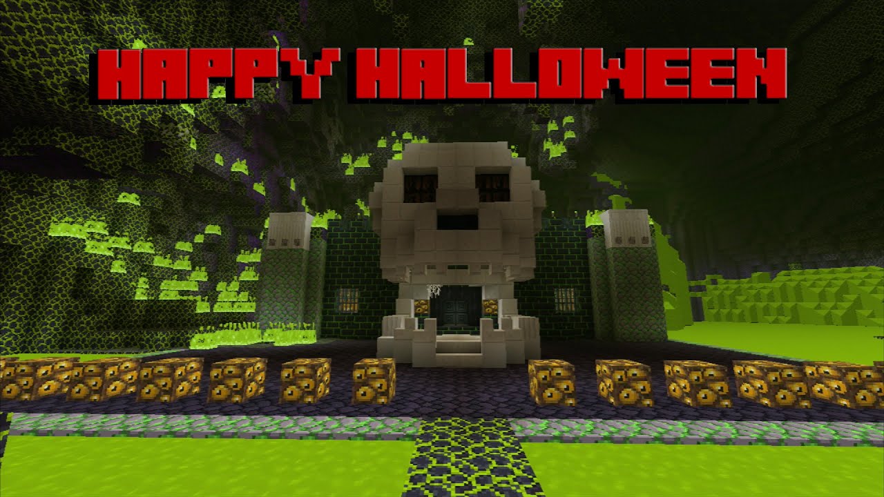 Minecraft Halloween Castle Walkthrough (no commentary) - YouTube