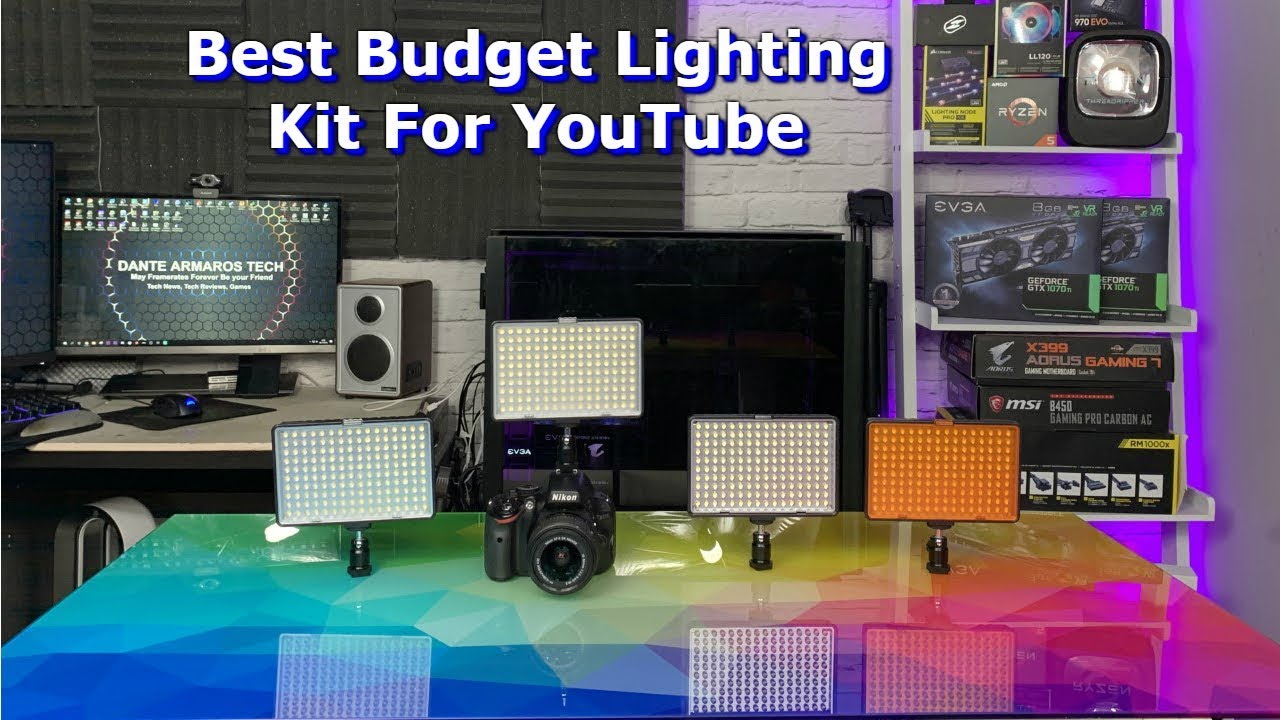 YouTube Budget LED Lighting Setup By Samtian - YouTube