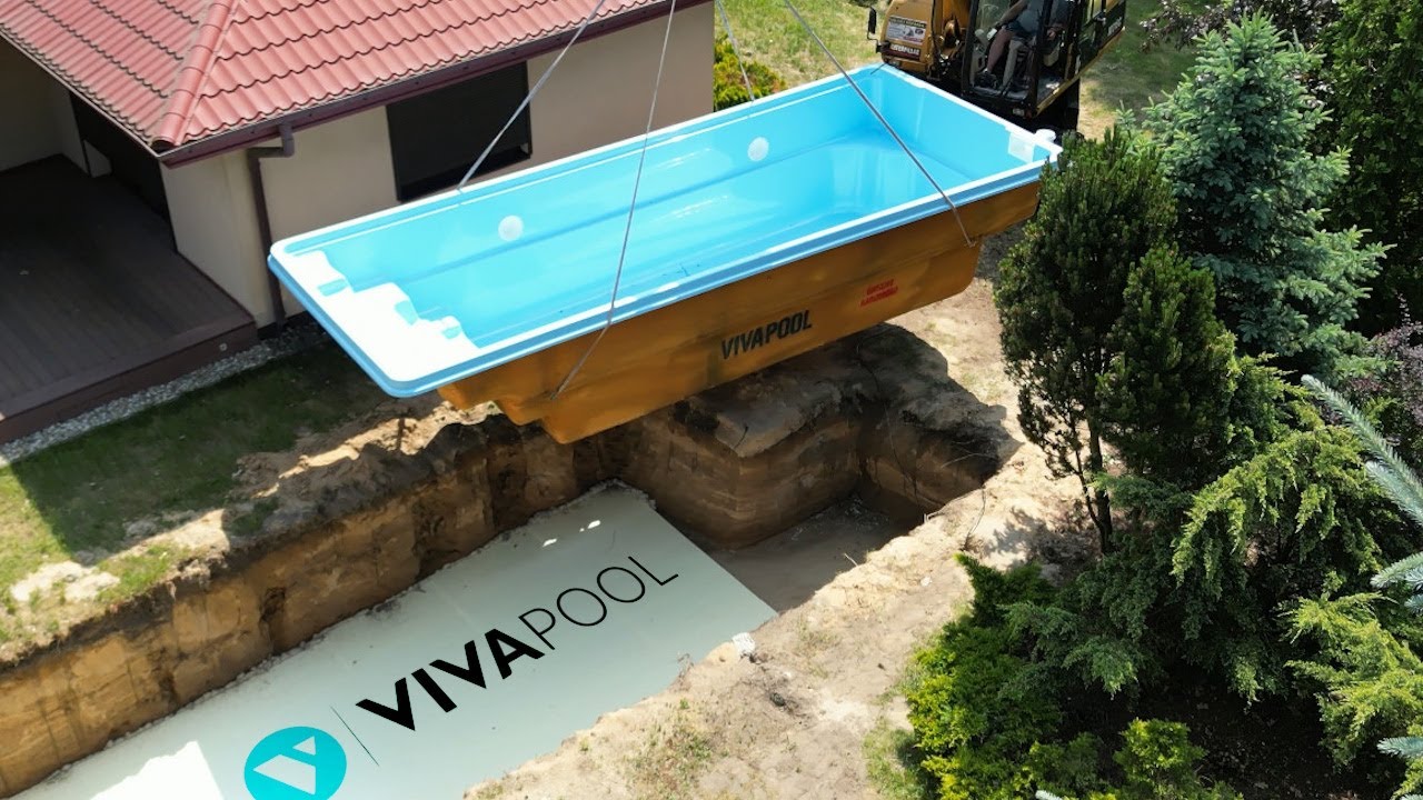 Wyjazd do klienta basenu ogrodowego RIVIERA 7,50 X 3,15 X 1,50 | BASEN ...