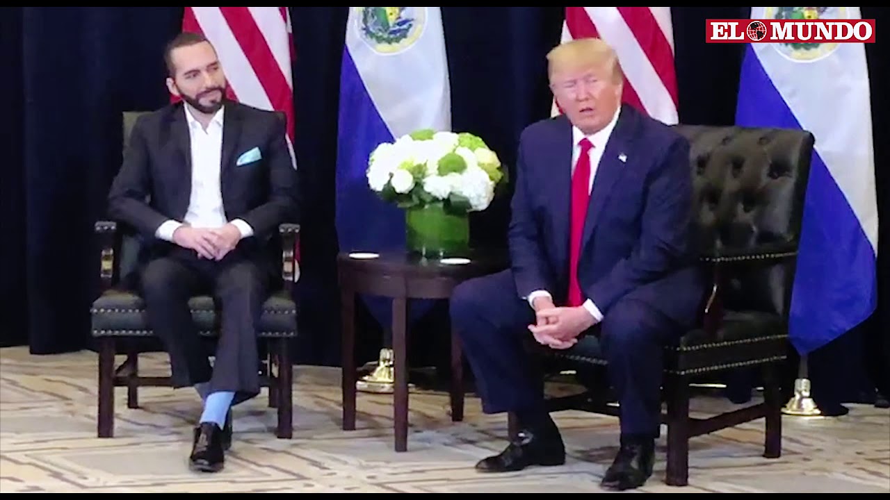 Presidente Nayib Bukele se encuentra con Donald Trump - YouTube