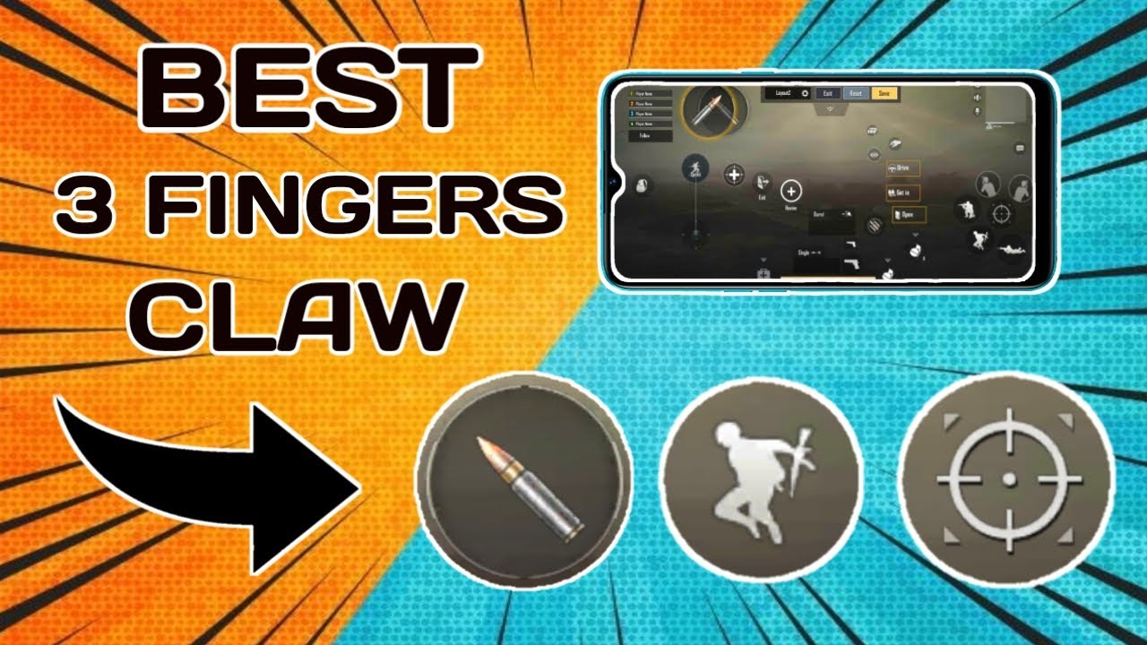 Best 3 Fingers Claw Settings | Pro Player Control Settings Layout ...