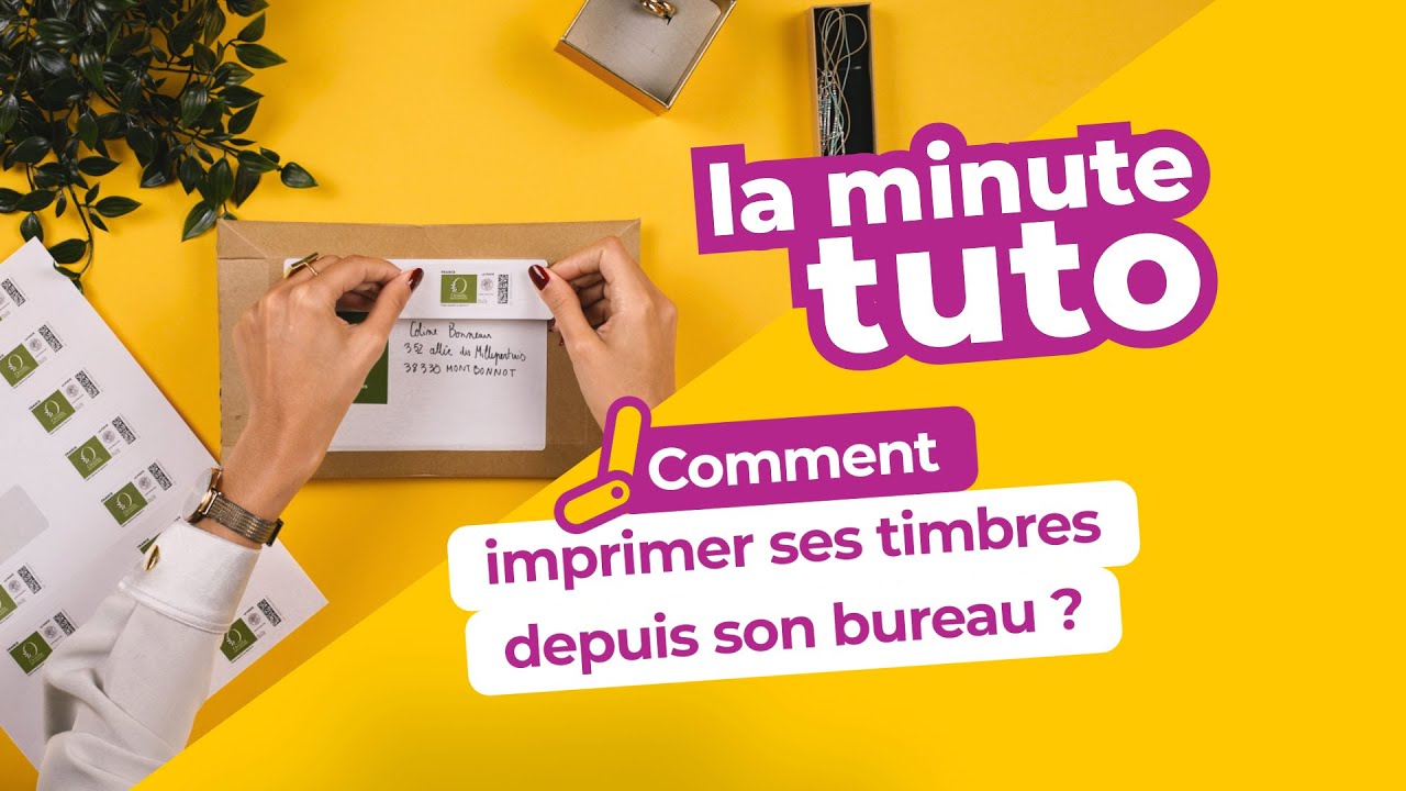 La Minute Tuto Pro - 🖨️ Comment imprimer des timbres depuis votre ...
