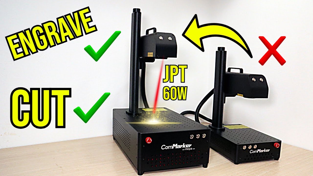 The Ultimate Laser For METAL? ComMarker B4 60W JPT MOPA Fiber Laser ...