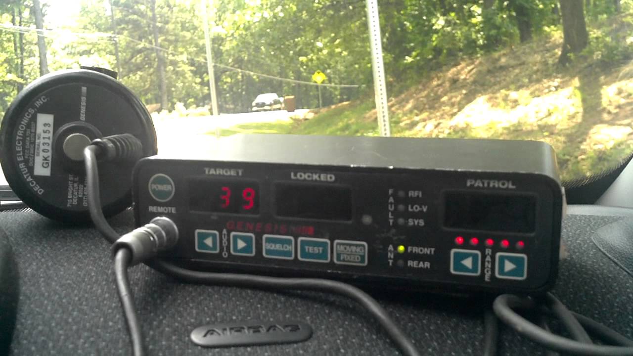 Decatur Genesis 1 traffic radar - YouTube