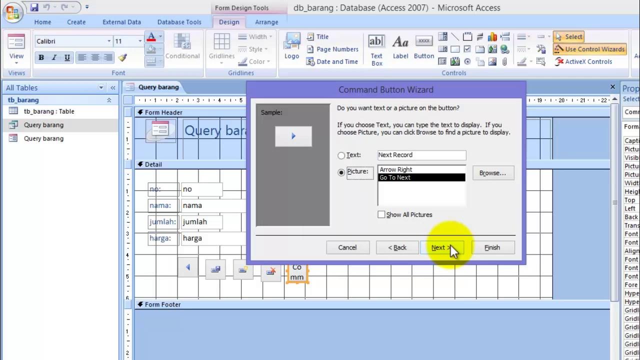 Tutorial membuat database pada Microsoft Access - YouTube