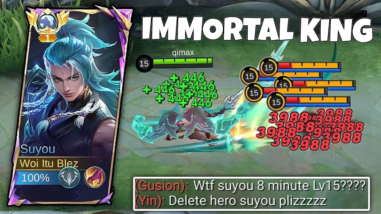 SOYOU NEW HERO MLBB INSENLY OUTPLAY + BUILD + EMBLEM !! 19 KILL ...
