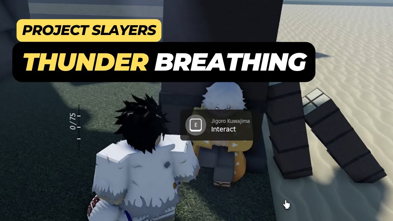 How to Get Thunder Breathing Style in Roblox Project Slayers - YouTube