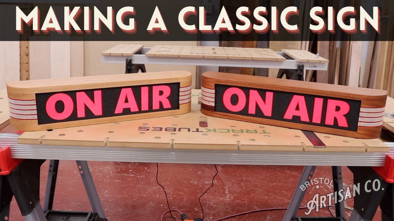 On Air Sign - Reproducing an Iconic Sign - YouTube