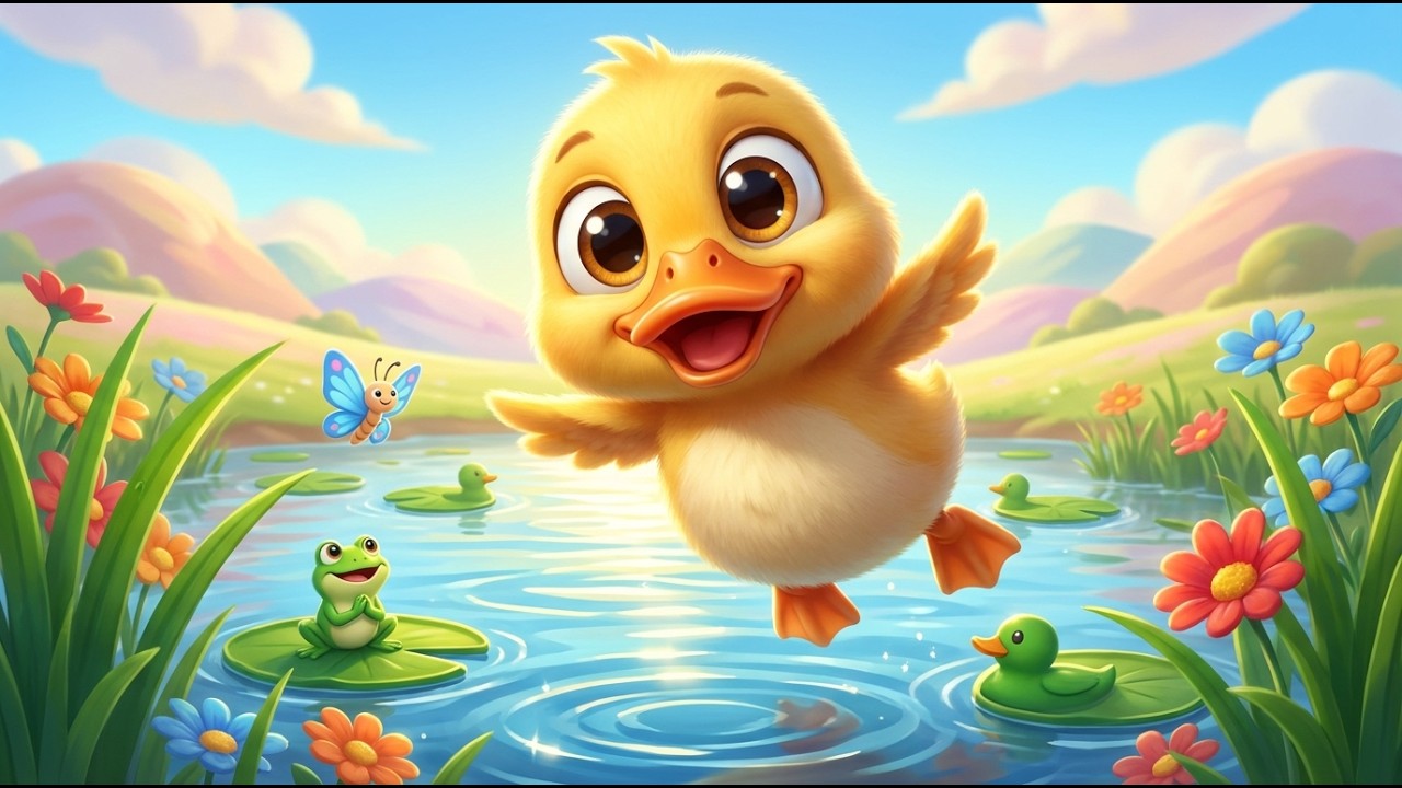5 Petits Canards 🦆 | Comptine pour Enfants | Chanson pour Apprendre à ...