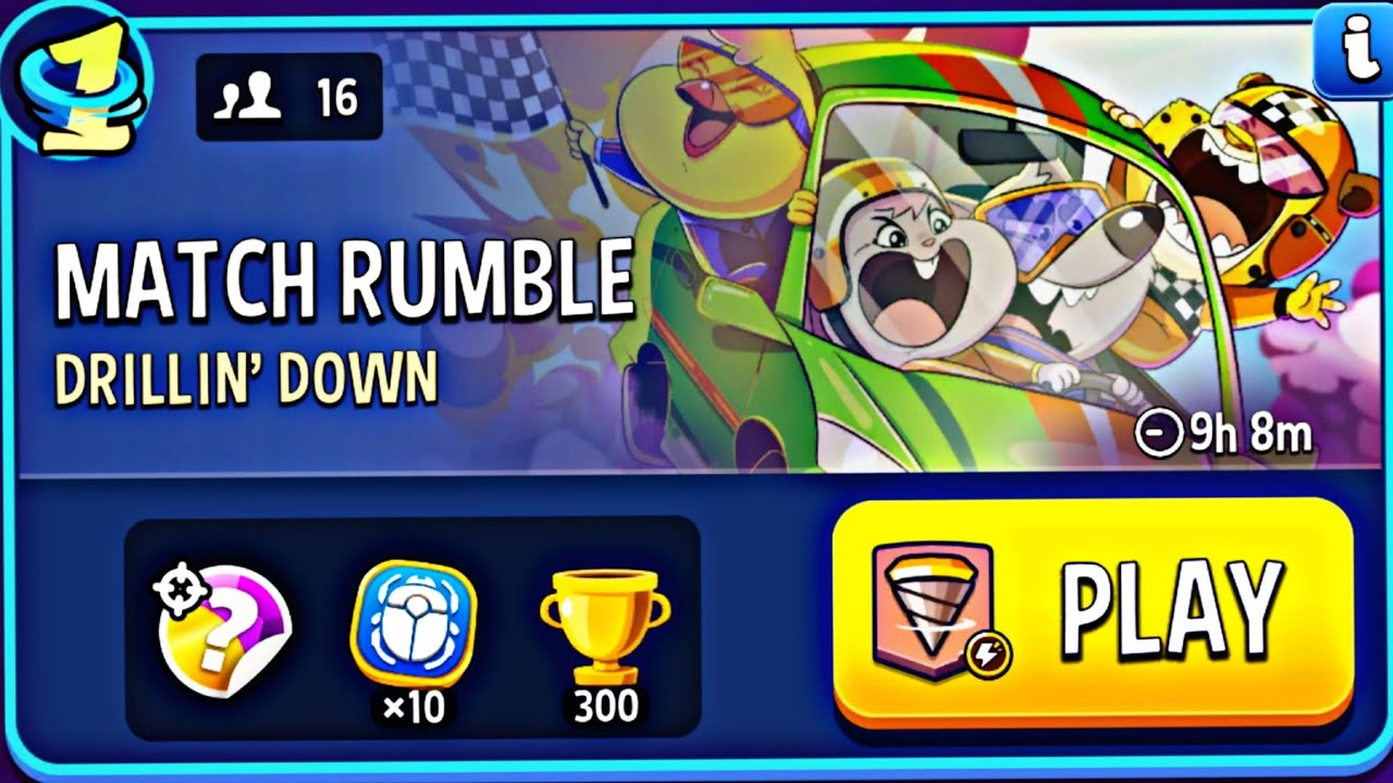 drillin down lightning strike rumble match | match masters - YouTube