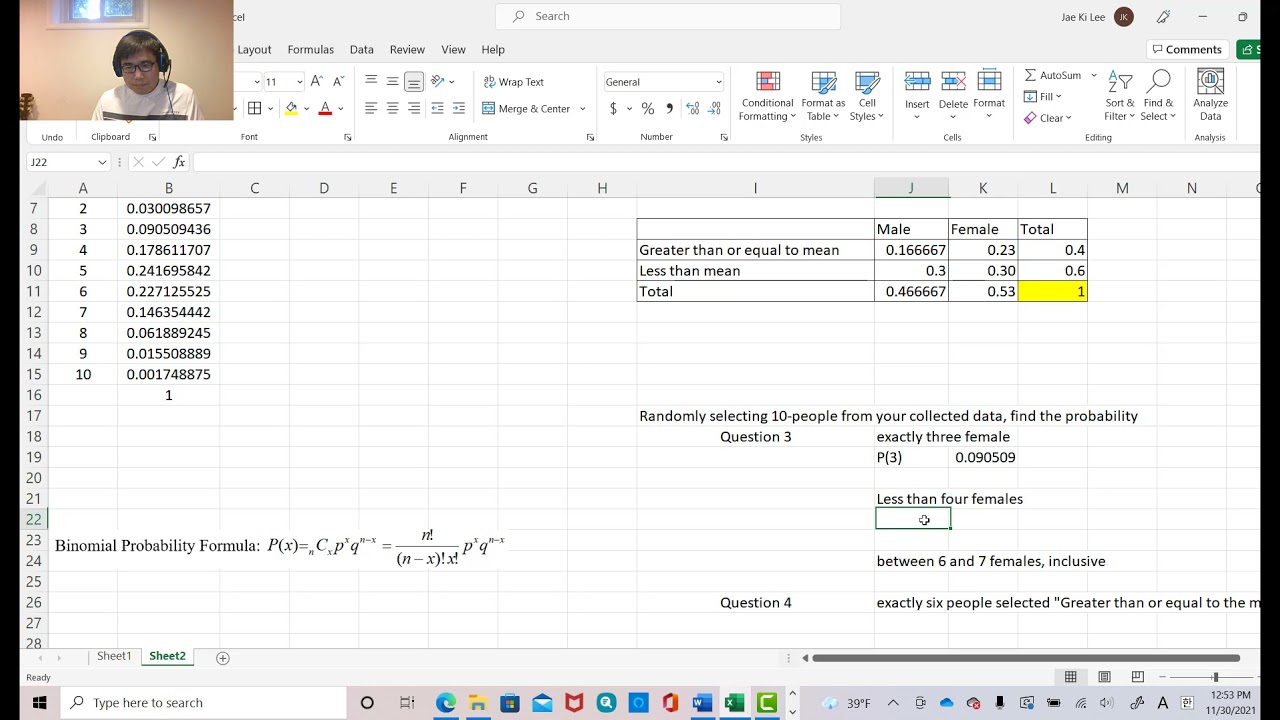 Find The Binomial Probability Using The Excel Spreadsheet YouTube find-the-binomial-probability-using-the-excel-spreadsheet-youtube