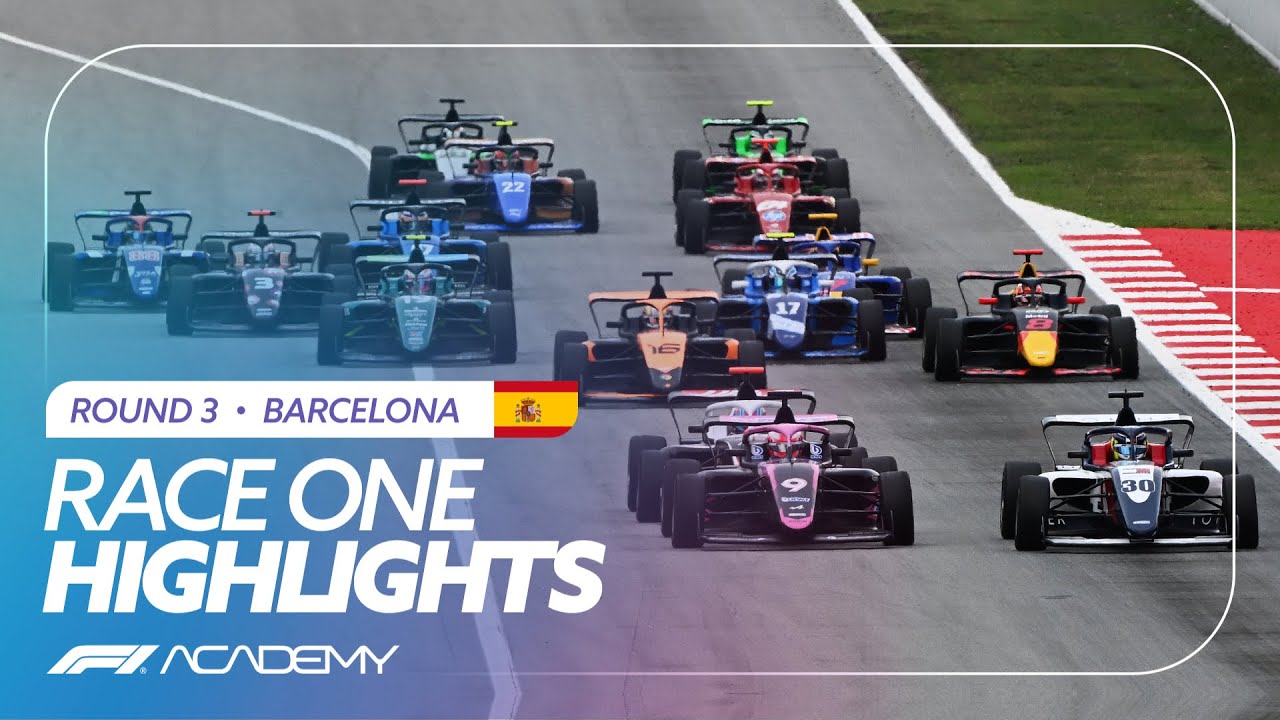 Race One Highlights | Barcelona 2024 | F1 Academy - YouTube