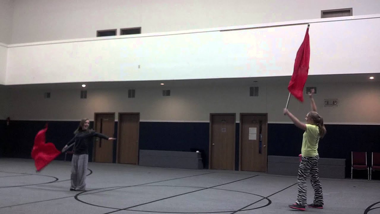 Flags Partner Toss - YouTube