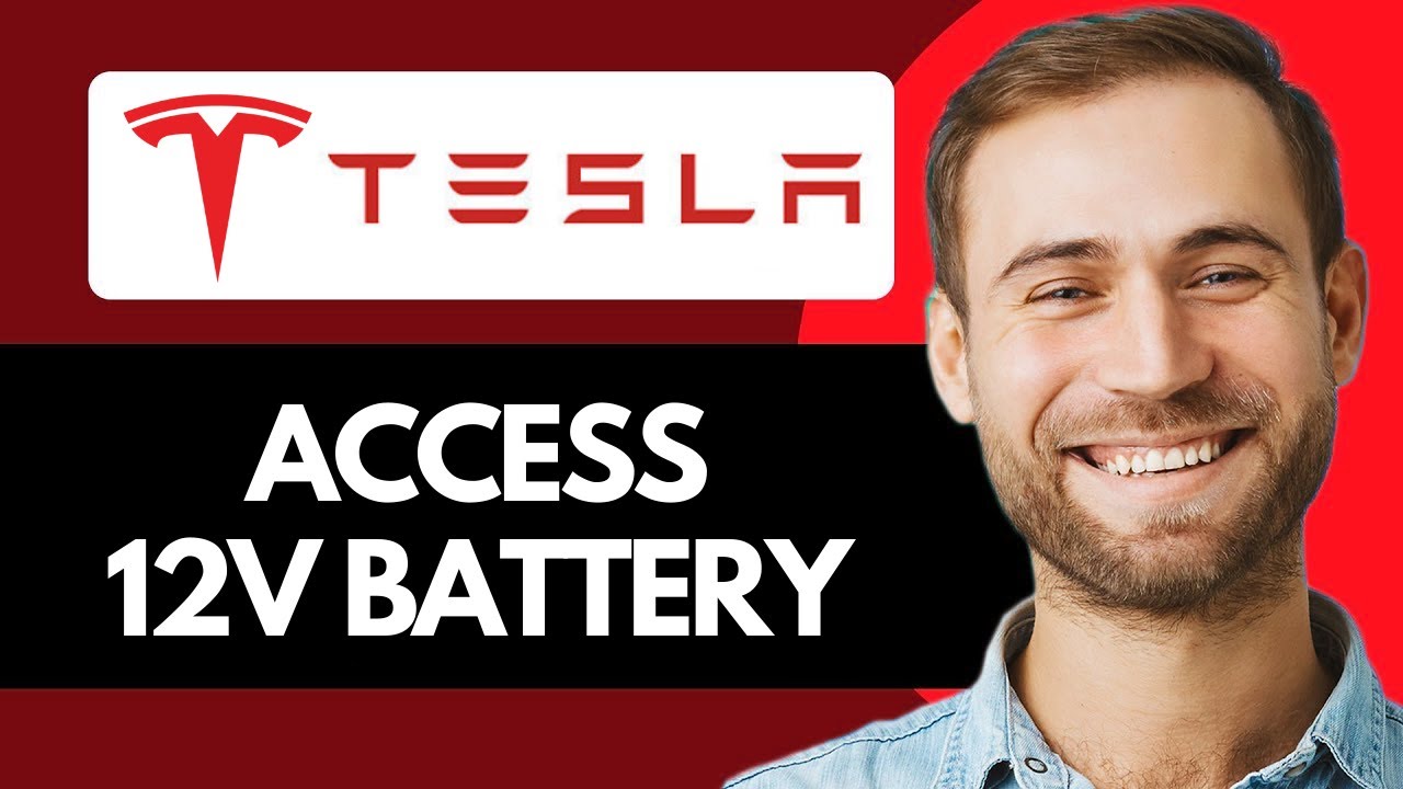 How To Access Tesla 12V Battery (Super Easy) - YouTube