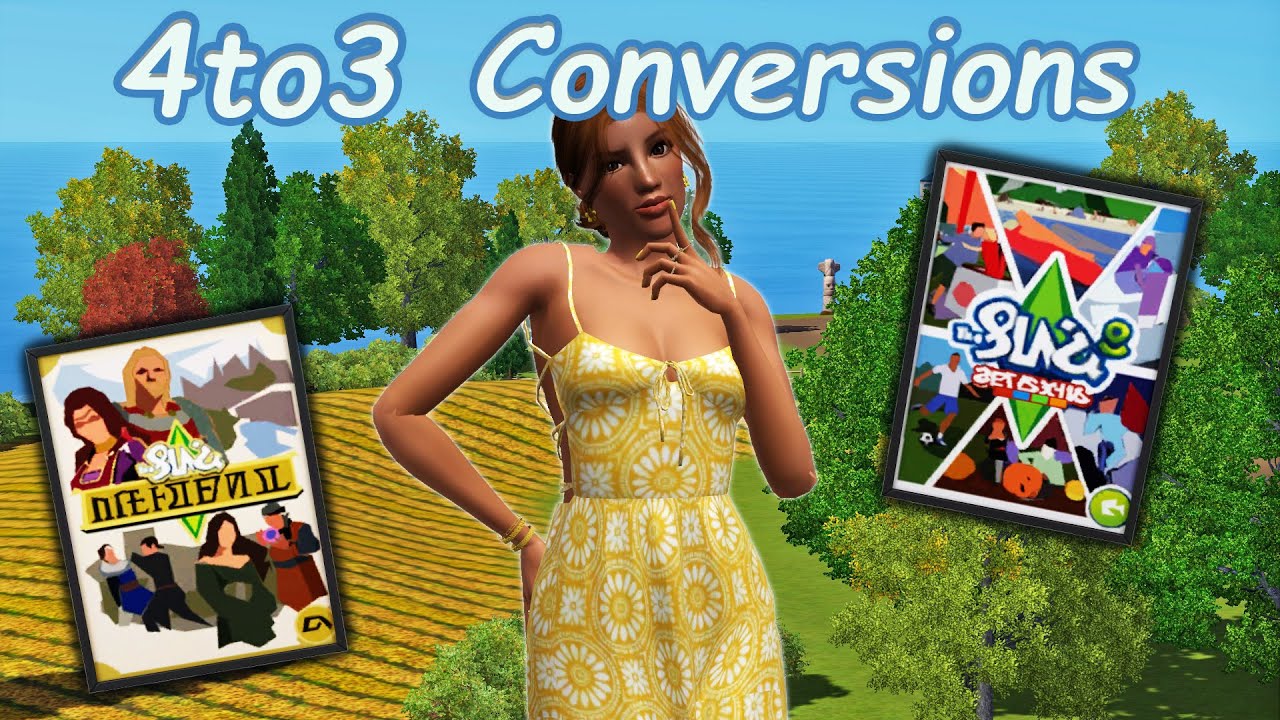 Amazing 4to3 Conversions that you NEED for The Sims 3! 💚 - YouTube