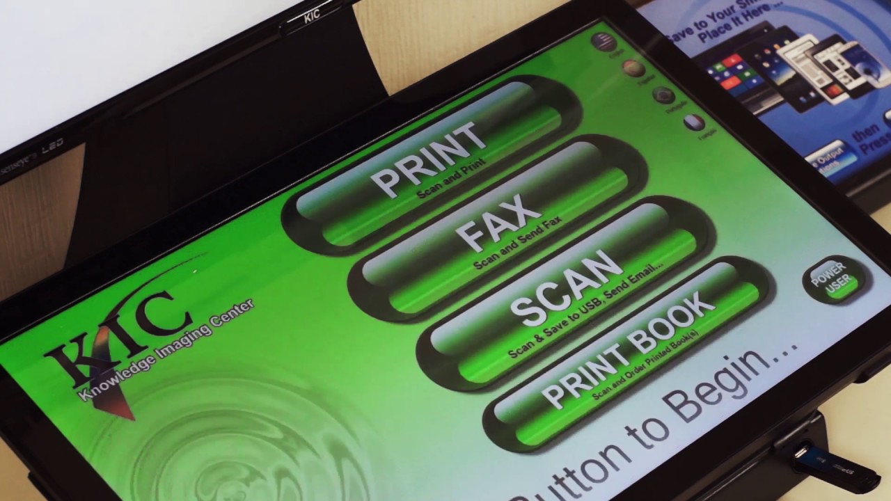 KIC Click Mini How to Scan & Save to USB - YouTube