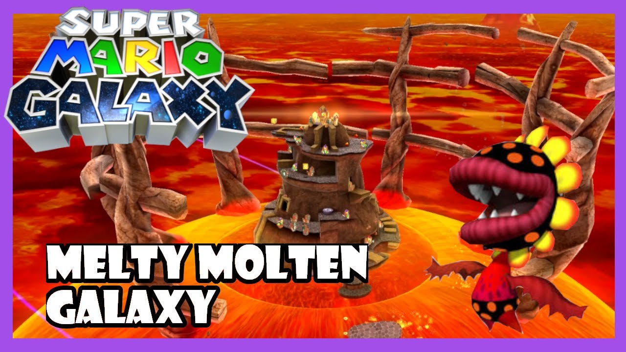super mario galaxy melty molten galaxy (super mario 3d all stars ...