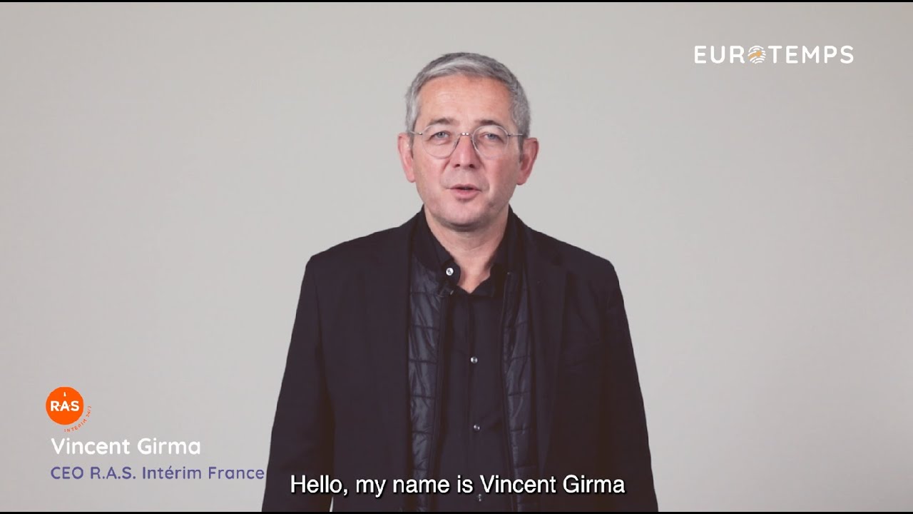 Presentation Vincent Girma - CEO R.A.S Interim France - YouTube