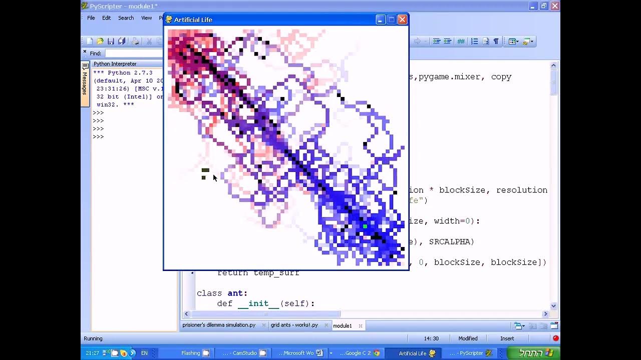 Ant colony optimization (Python & Pygame)Machine learning - YouTube