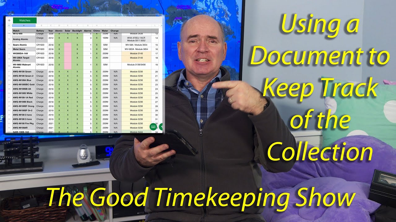 Using a Spreadsheet to Track My Watch Collection - YouTube