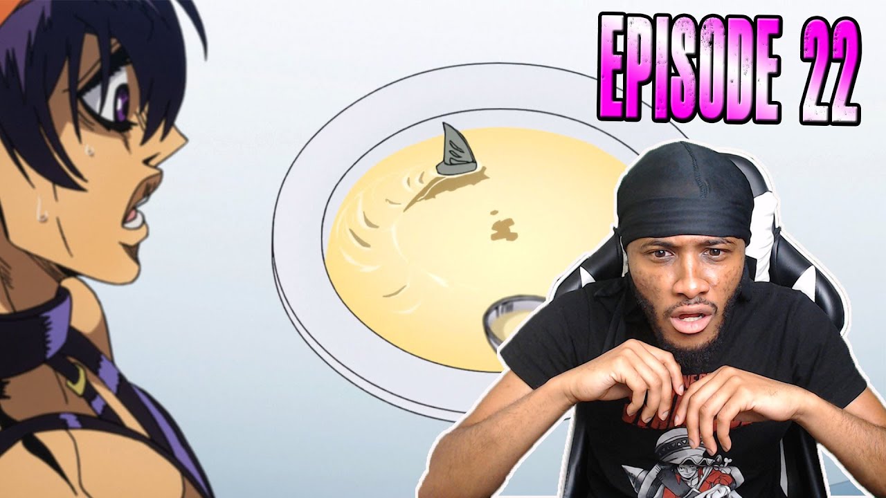 SHARK IN MY SOUP!?!? JJBA GOLDEN WIND EPISODE 22 REACTION!! - YouTube