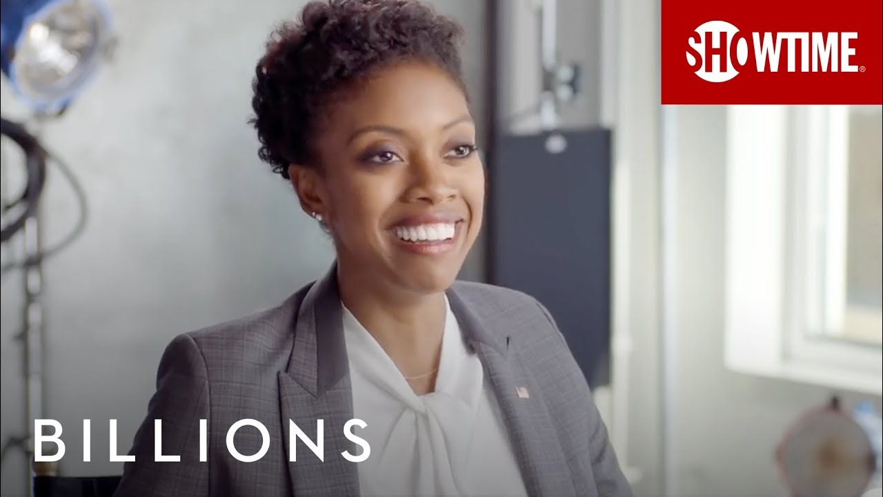 Condola Rashad is Kate Sacker | Billions | Season 2 - YouTube