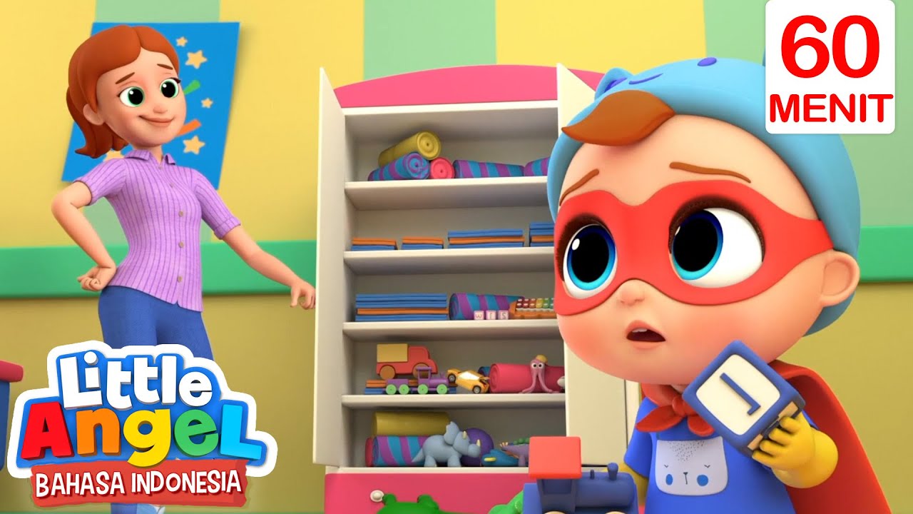 Aku Membantu Ibu | Little Angel | Kartun Anak Anak | Moonbug Kids ...