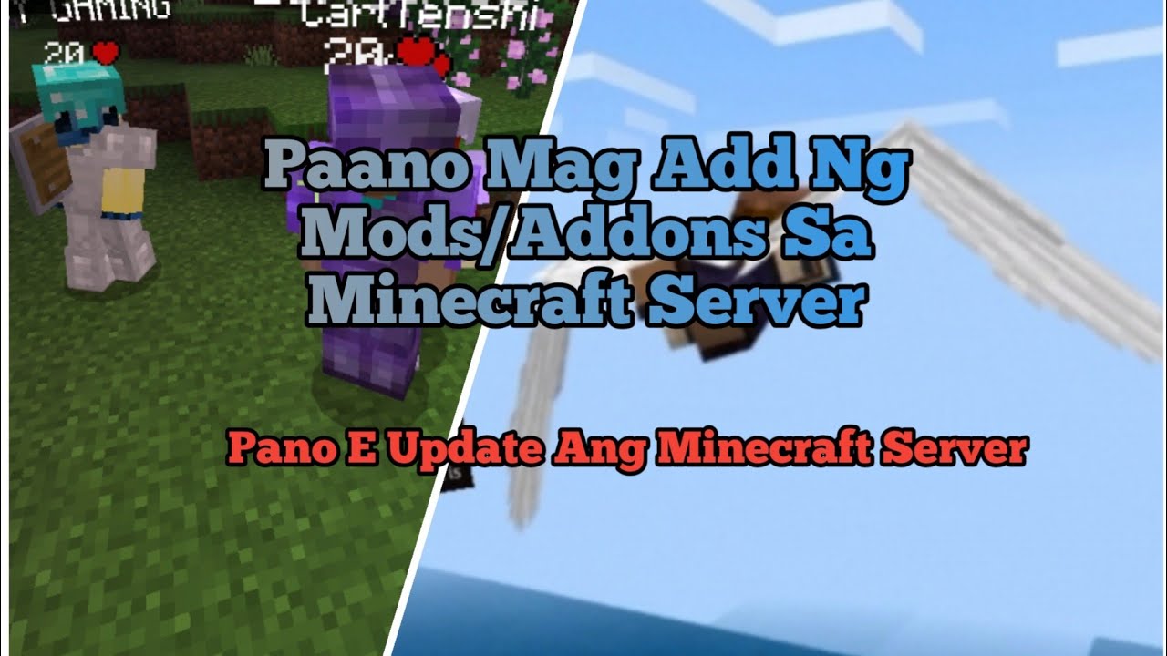 How To Add Mods/Addon And How To Update Your Minecraft Bedrock Server ...