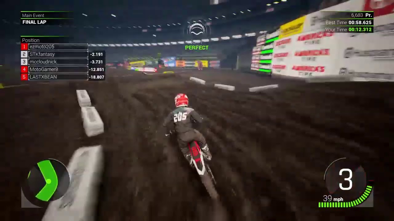 Supercross the game online gameplay Oakland Sx - YouTube