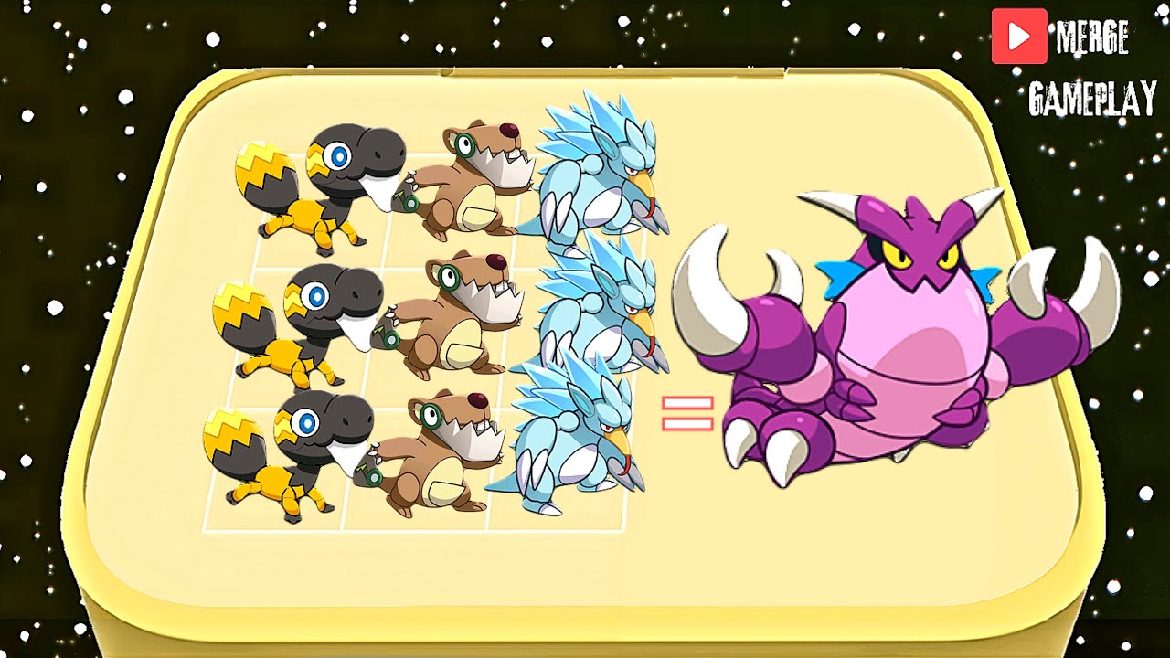 Monster Merge | Merge Pokémon Monster Battle Game Max Level Gameplay ...