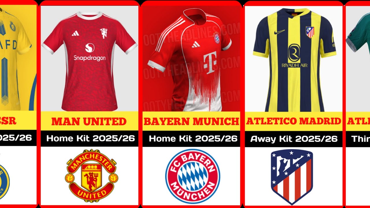 🚨2025/2026 LEAKED KITS - Best Football kits REVEALED (FULL LIST) 🔥 ...