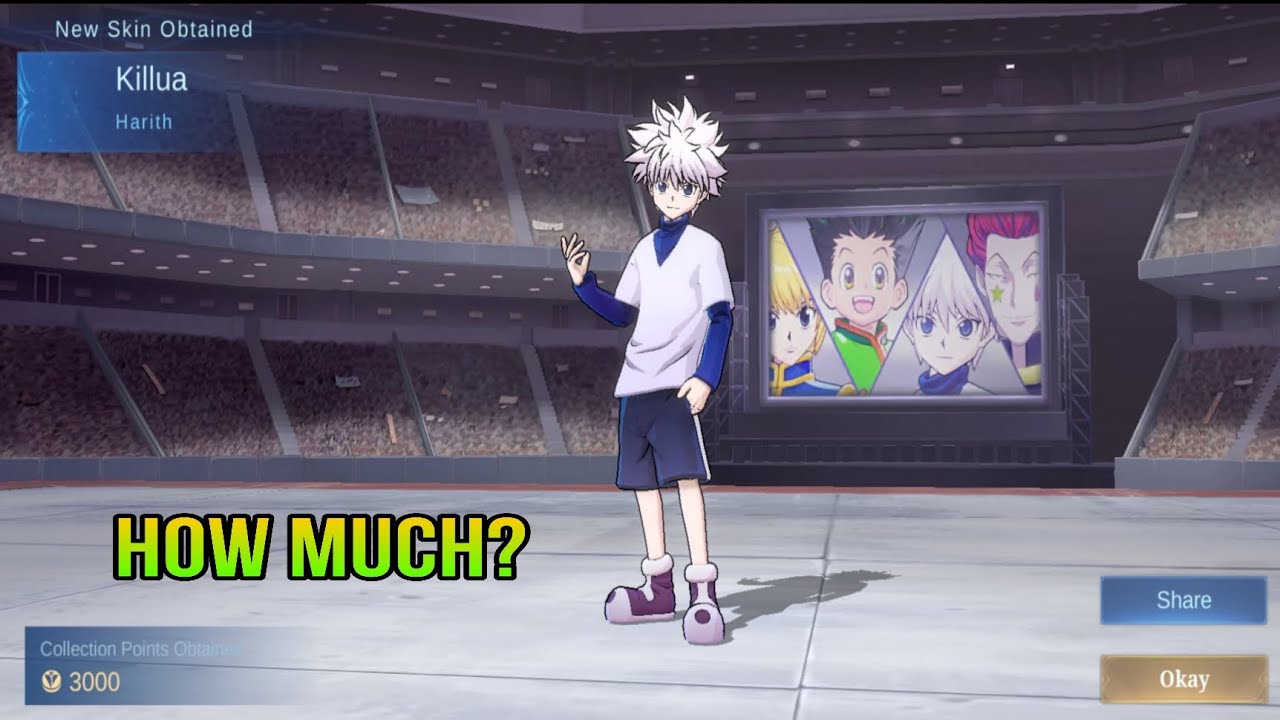 GETTING KILLUA SKIN IN HUNTER X HUNTER EVENT! (how much? - YouTube