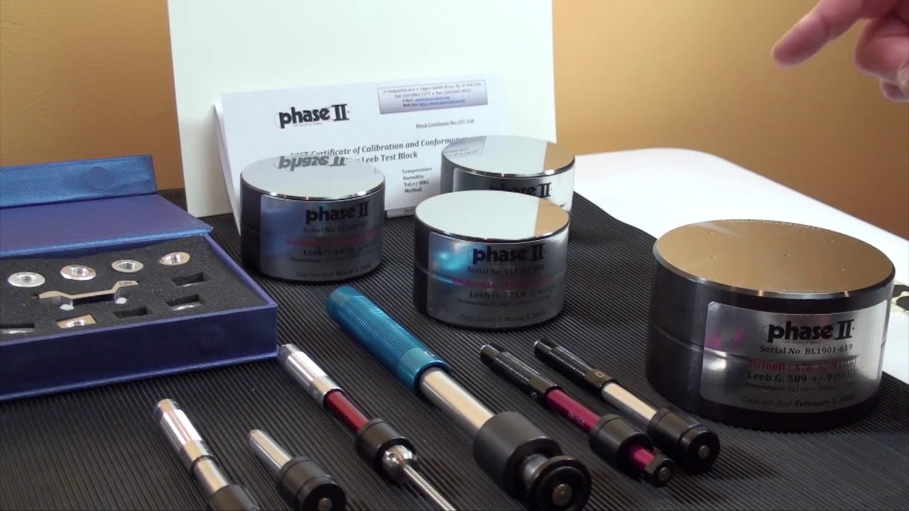 Phase II Portable Hardness Tester Accessories - YouTube