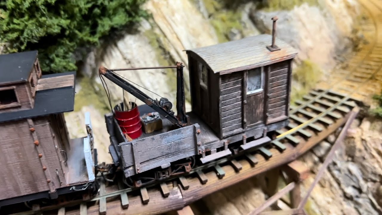 O/On30 - Finishing the Crane and Workboose - Model Railroad Adventures ...