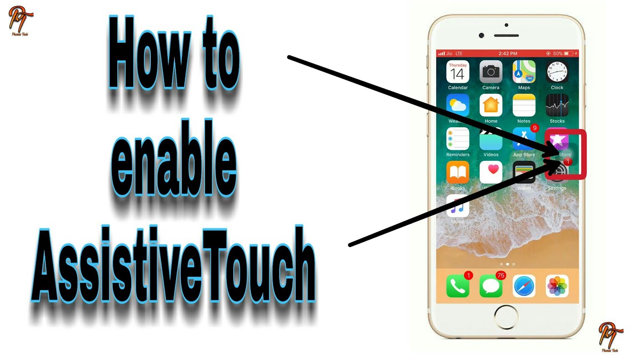 How to enable Assistive touch on iPhone |Phone Tech| - YouTube